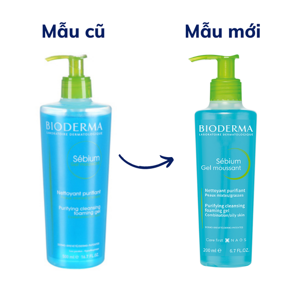Gel Rửa Mặt Bioderma Sébium Gel Moussant 200mlSữa Rửa Mặt Làm Sạch Sâu ...