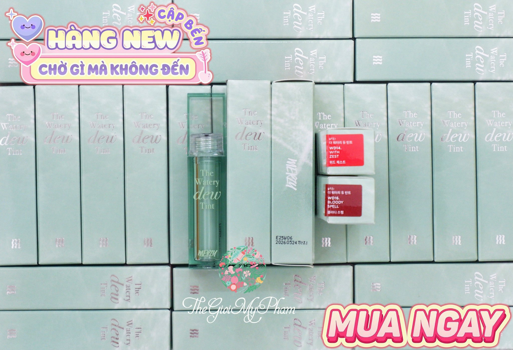 Son Tint Bóng Merzy The Watery Dew Tint #WD16[NEW] Son Tint Bóng Merzy ...