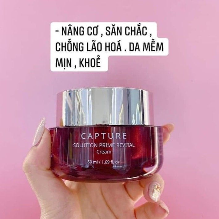 Kem AHC Capture #Revital 50ml (Đỏ)Kem Dưỡng Chống Lão Hóa AHC Capture Solution Prime Revital ...