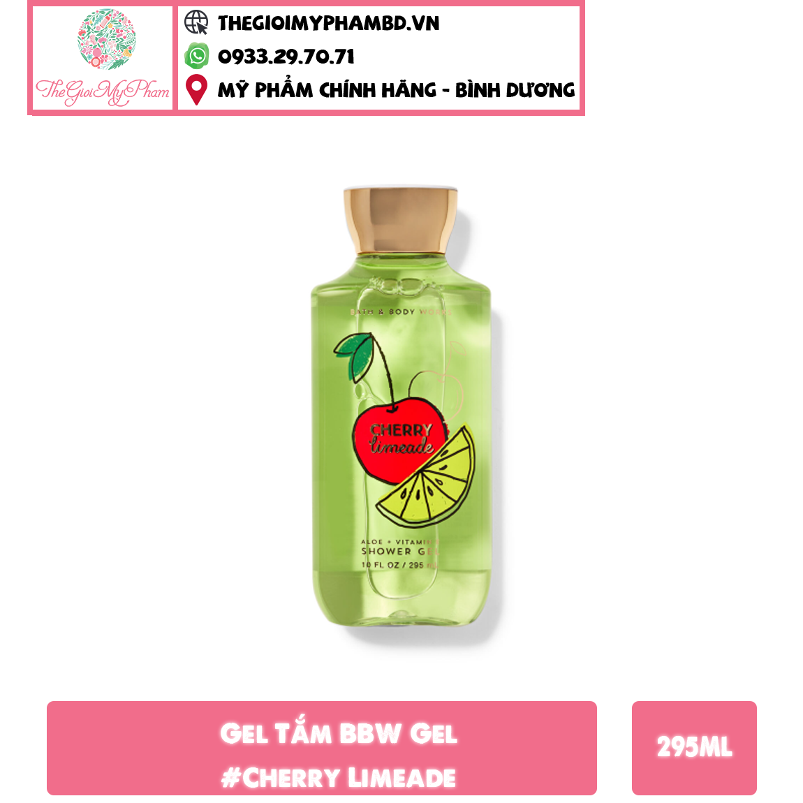 BBW - Gel Tắm 295ml #Cherry Limeade (Mẫu mới)BBW - Gel Tắm 295ml #Cherry Limeade (Mẫu mới) – Thế ...