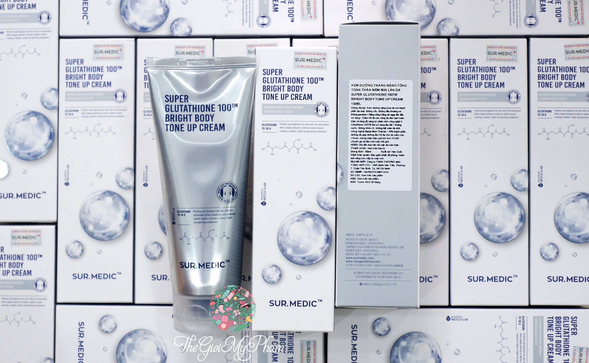 Sur.Medic - Super Glutathione 100 Bright BODY Tone Up Cream 150mlSur ...