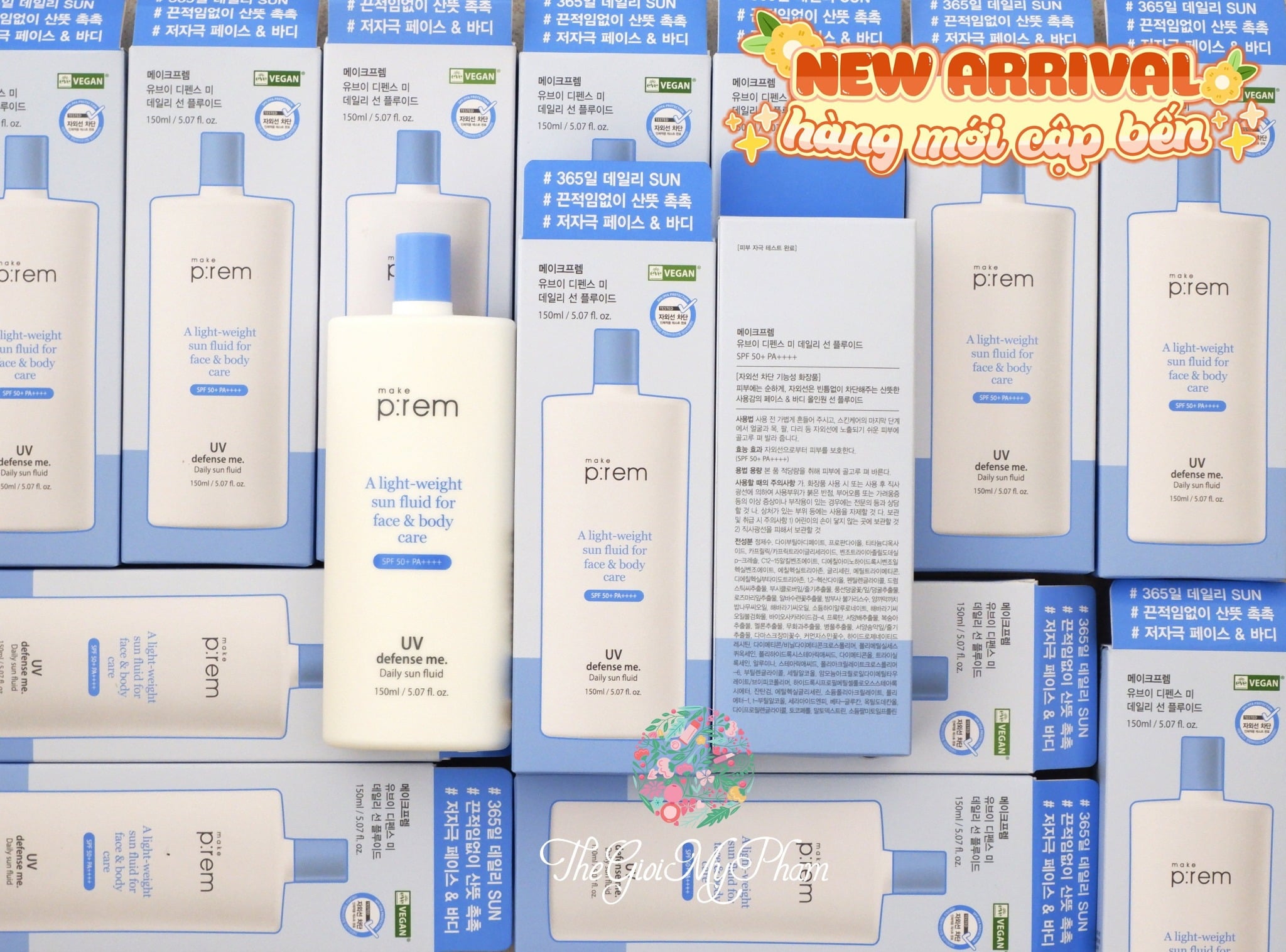 KCN Toàn Thân Dịu Nhẹ Make P:rem UV Daily Sun Fluid SPF50+ PA ...