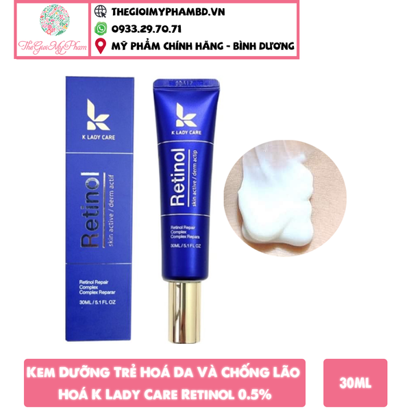 K Lady Care - Retinol Repair 0.5%Kem Dưỡng Trẻ Hoá Da Và Chống Lão Hoá K Lady Care Retinol 0.5% ...
