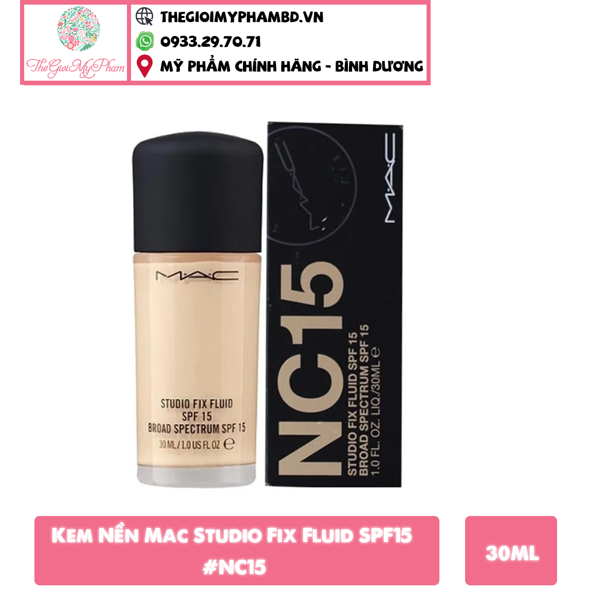 Kem Nền Mac Studio Fix NC 15 ( Ko tđ )Kem Nền Mac Studio Fix Fluid ...
