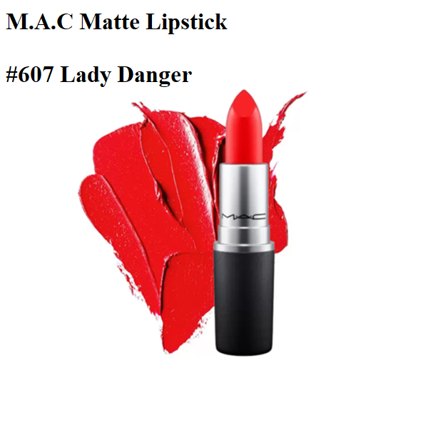Son MAC Thỏi Powder Kiss #607 Lady Danger (Ko Tđ)[KTD] Son MAC Matte ...