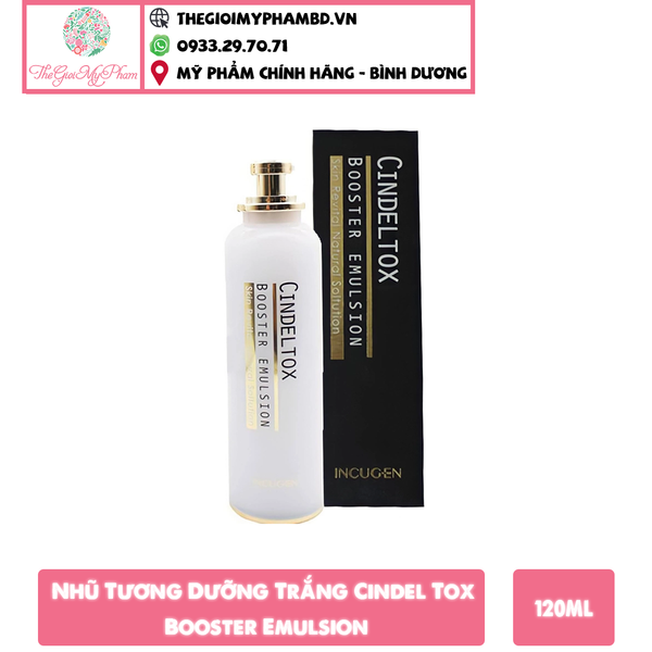 Nhũ Tương Cindel Tox 120mlNhũ Tương Dưỡng Trắng Cindel Tox Booster ...