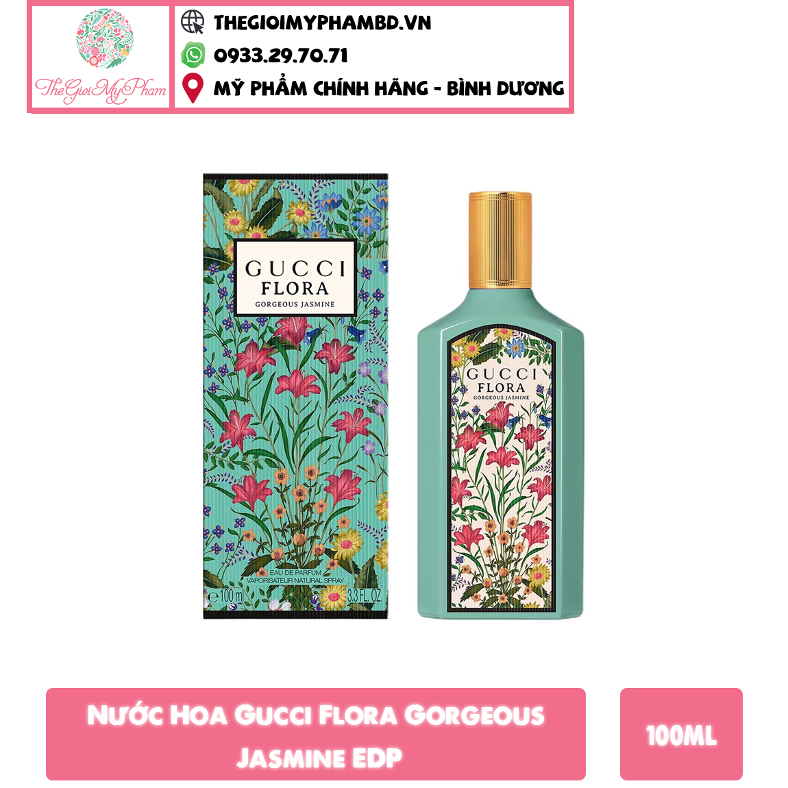 Gucci - Gucci Flora Gorgeous Jasmine EDP 100ml (Ko Tđ)Gucci - Gucci ...