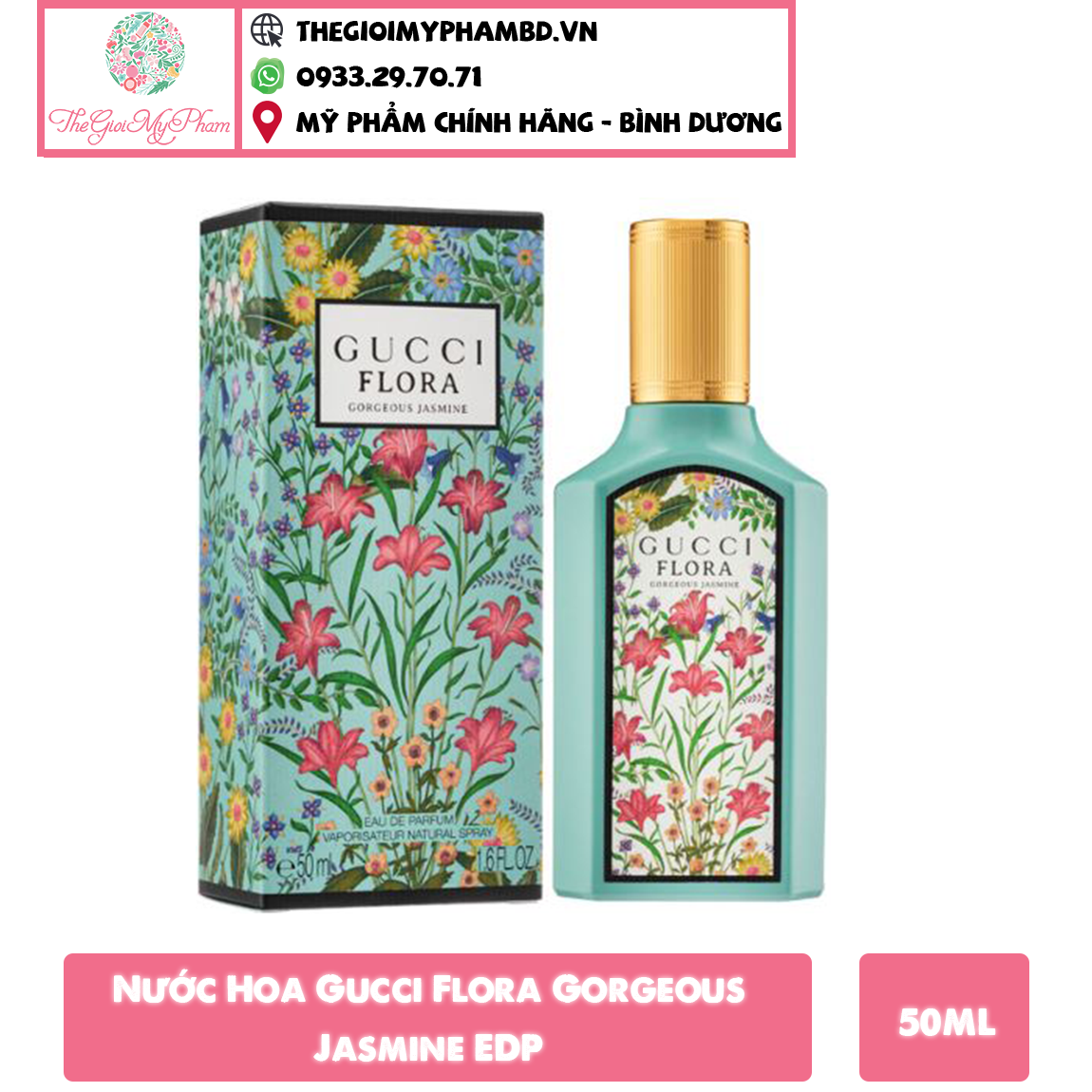 Gucci - Gucci Flora Gorgeous Jasmine EDP 50ml (Ko Tđ)Gucci - Gucci ...