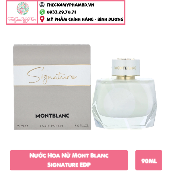Mont Blanc - Signature EDP 90ml (Ko Tđ)Nước Hoa Nữ Mont Blanc Signature ...