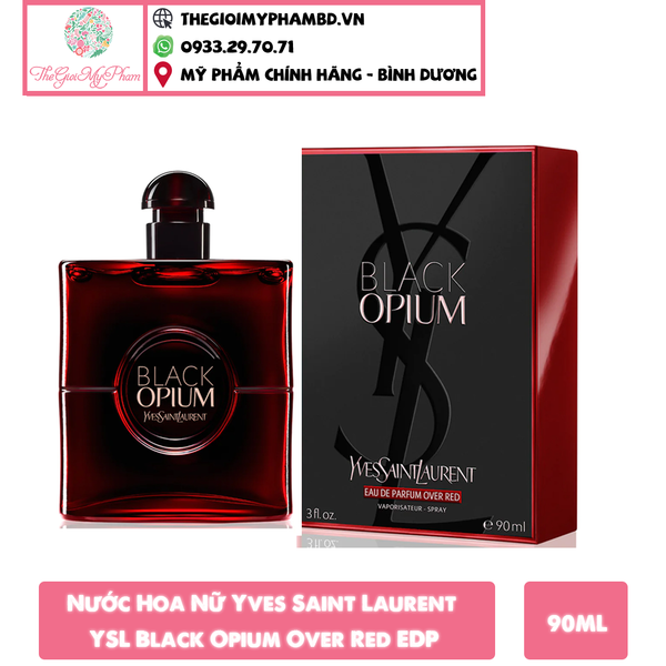 YSL Black Opium EDP Over Red 90ml (Ko Tđ)YSL Black Opium EDP Over Red ...