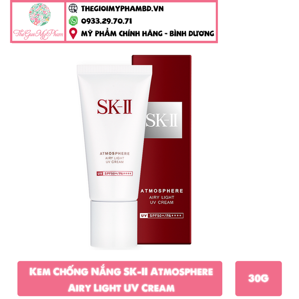 Kem chống nắng SK-II Atmosphere Airy Light Cream SPF50+ PA++++ 30g (Ko Tđ)Kem Chống Nắng SK-II ...