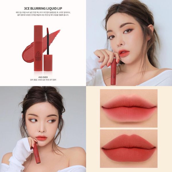 Son Kem Lì Dưỡng Ẩm 3CE Blurring Liquid Lip 5,5g #Claret[KTD] 3CE - Son ...