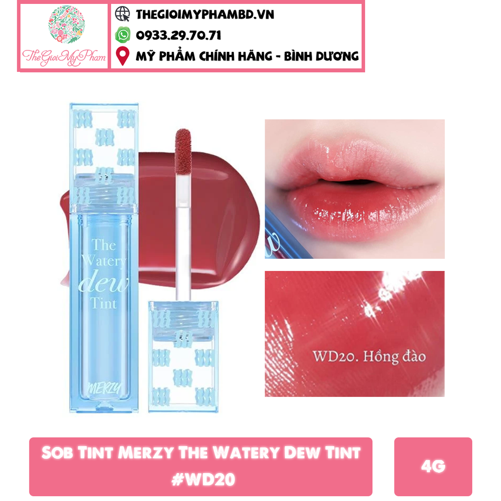 Son Merzy The Watery Dew Tint #WD20Sob Tint Merzy The Watery Dew Tint ...