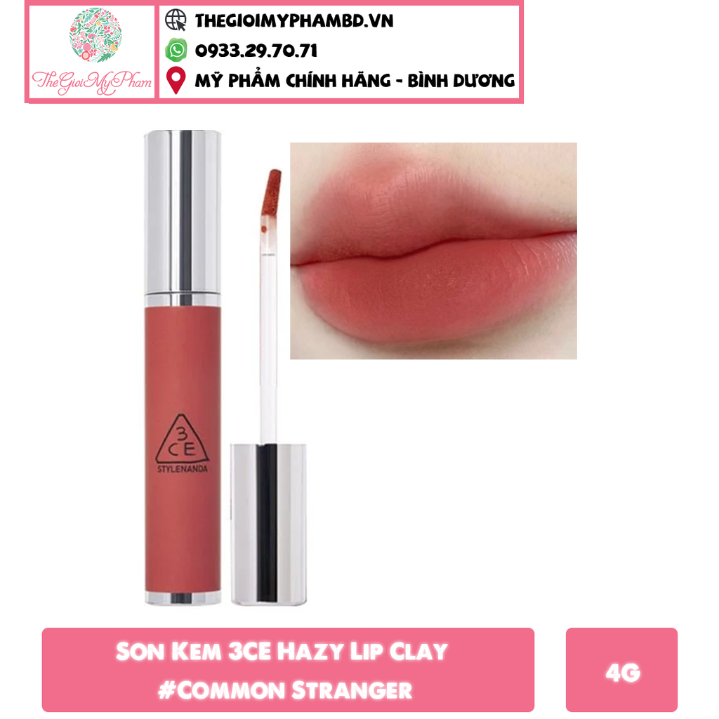 Son Kem 3CE Hazy Lip Clay #Common StrangerSon Kem 3CE Hazy Lip Clay # ...