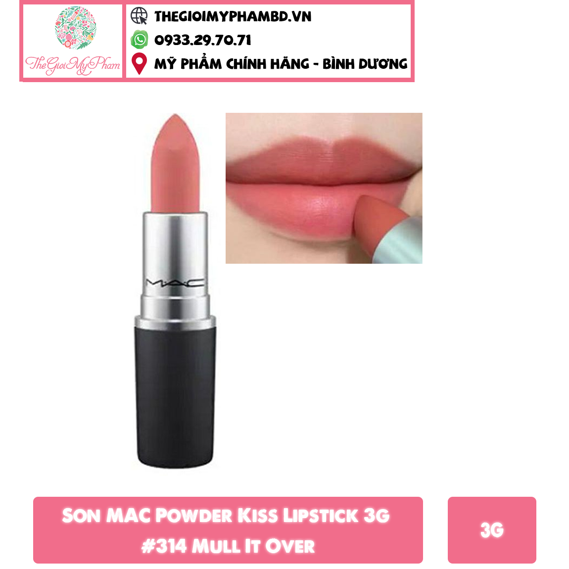 Son MAC Powder Kiss #314 Multi It Over-ko tđ[KTD] Son MAC Powder Kiss ...