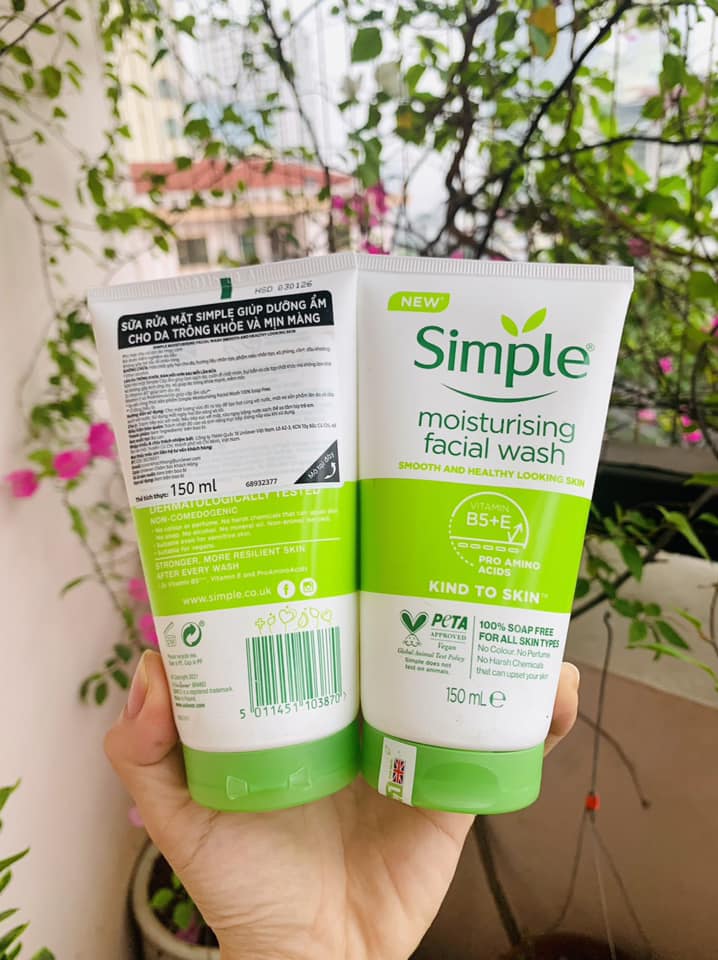 SRM Simple Kind To Skin Trắng 150mlSRM Simple Kind To Skin trắng 150ml ...