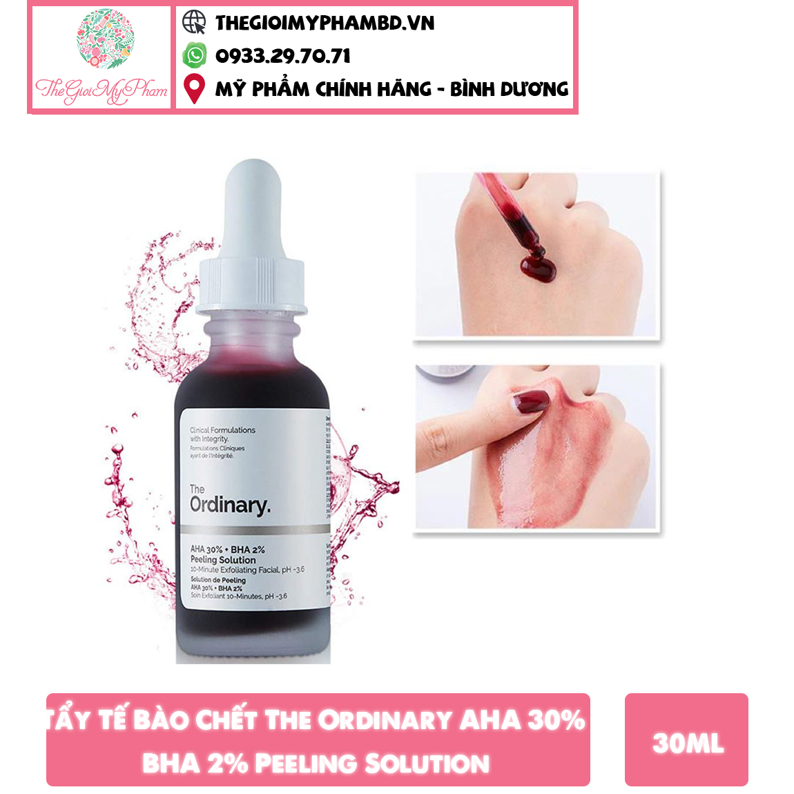 The Ordinary-AHA 30%+BHA 2% Peeling Solution 30mlThe Ordinary-AHA 30%+BHA 2% Peeling Solution ...