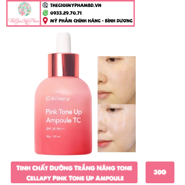 Cellapy - Pink Tone Up Ampoule 30gCellapy - Pink Tone Up Ampoule 30g ...
