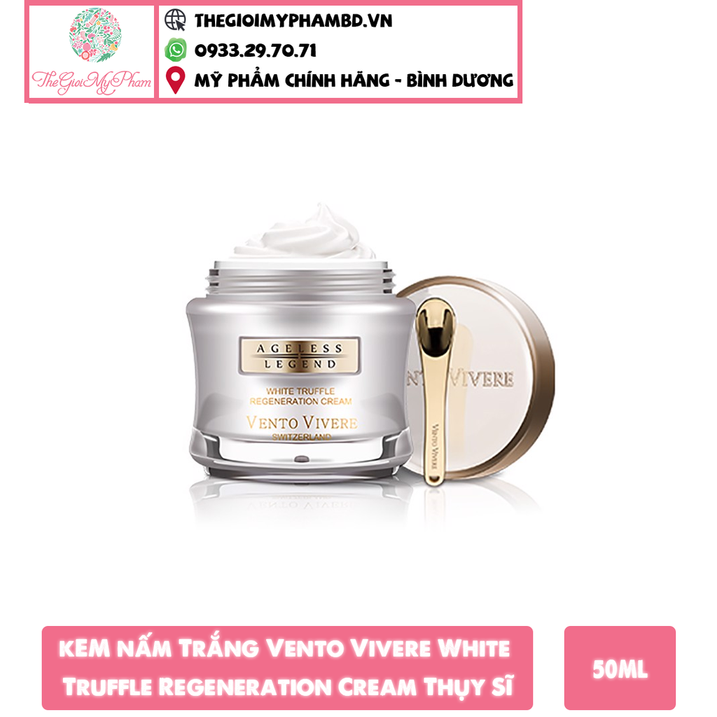 Kem Phục Hồi Tái Tạo Da Nấm Trắng Vento Vivere White Truffle ...