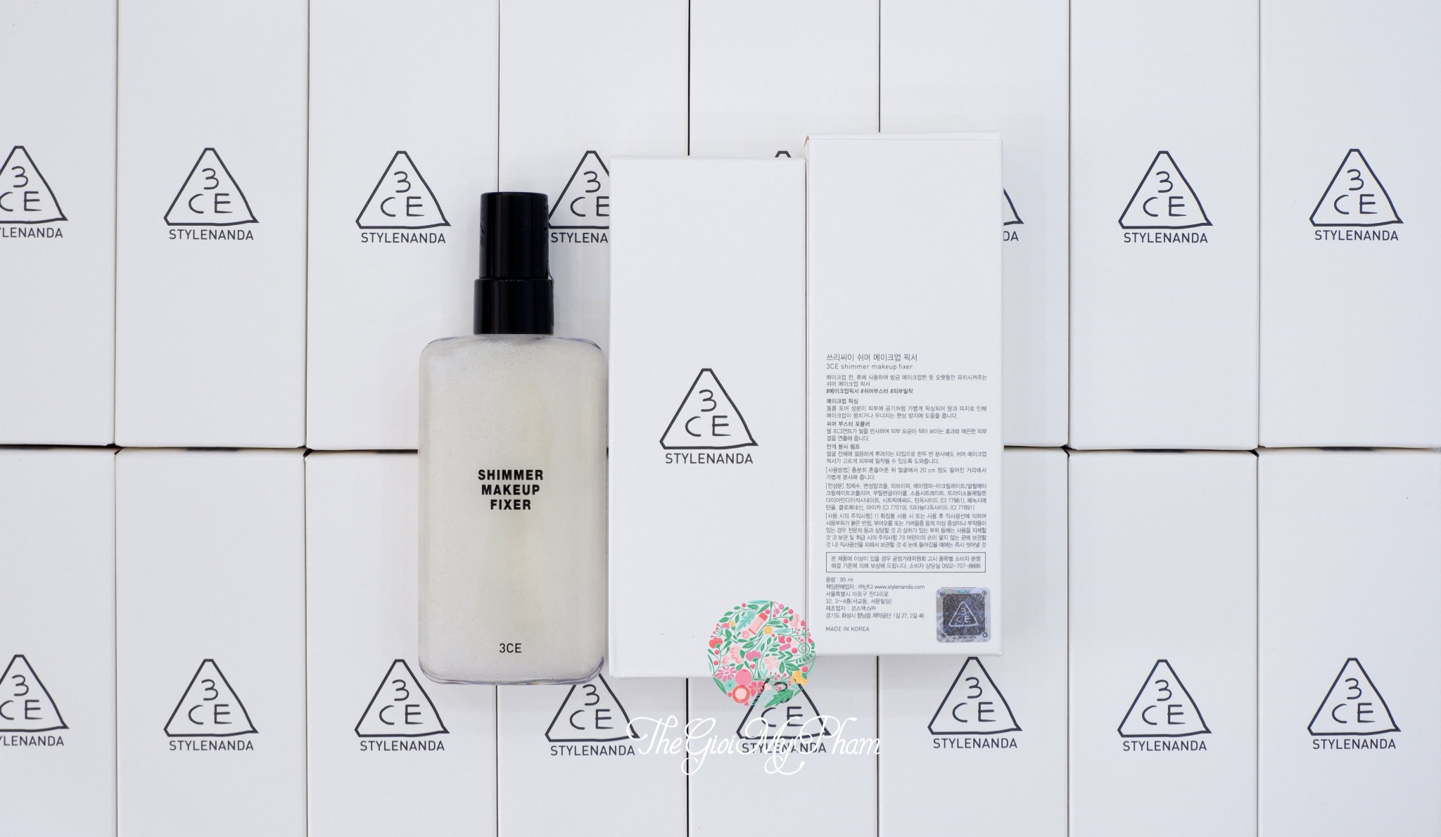 3CE - Xịt Khóa Nền Trang Điểm 3CE Shimmer Makeup Fixer 95ml3CE - Xịt Khóa Nền Trang Điểm 3CE ...