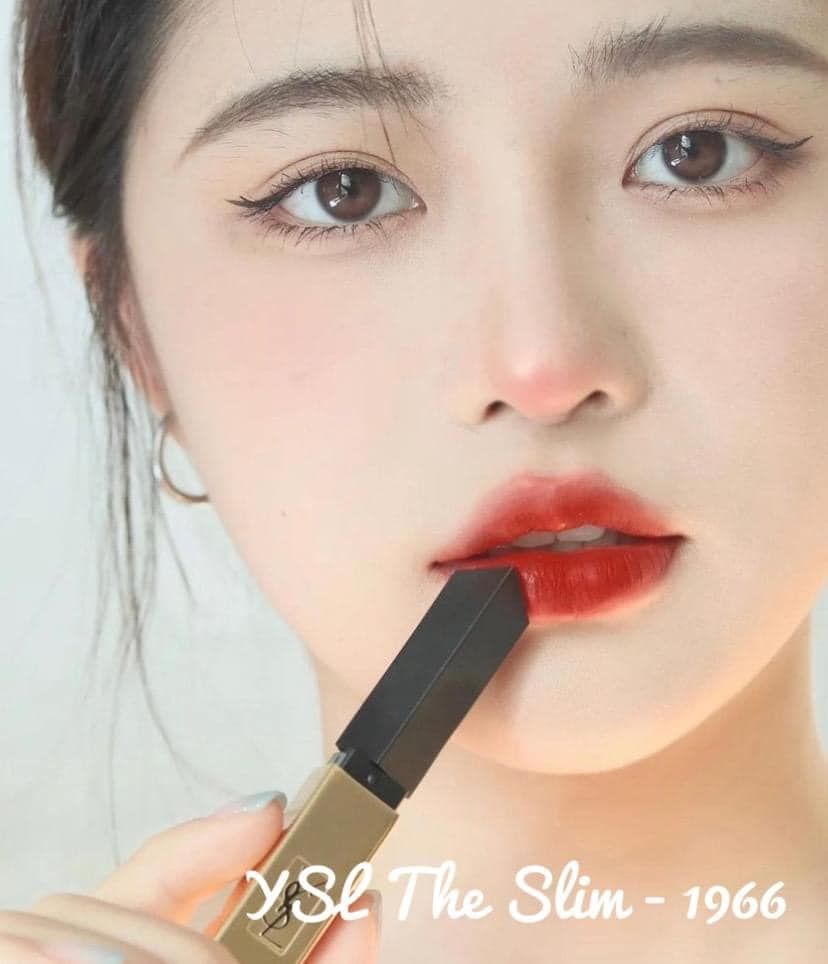 Son YSL The Slim #1966 (ko tđ)[KTD] Son YSL The Slim Rouge Pur Couture 2.2g #1966 Rouge Libre ...