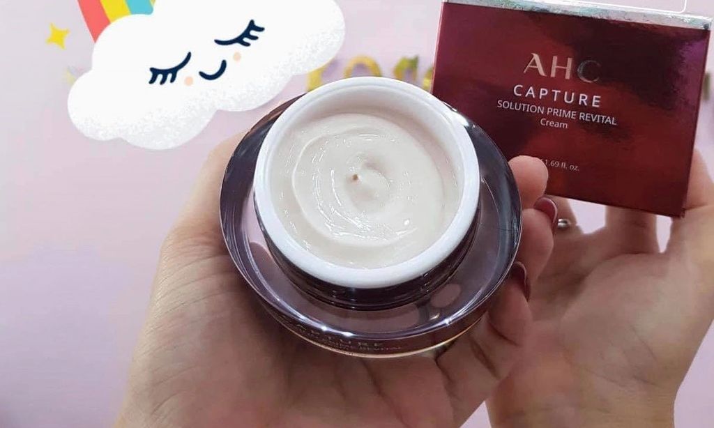 Kem AHC Capture #Revital 50ml (Đỏ)Kem Dưỡng Chống Lão Hóa AHC Capture Solution Prime Revital ...