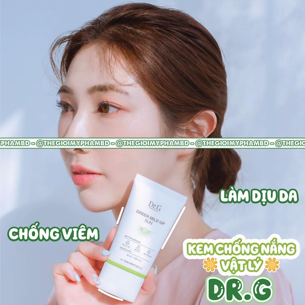 Kem Chống Nắng Dr.G 50ml #Xanh LáKem Chống Nắng Dr.G 50ml #Xanh Lá – Thế Giới Mỹ Phẩm Bình Dương