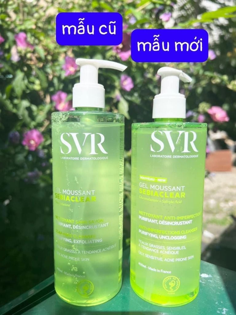 Gel Rửa Mặt Cho Da Dầu SVR Sebiaclear Gel Moussant 400mlSVR ...