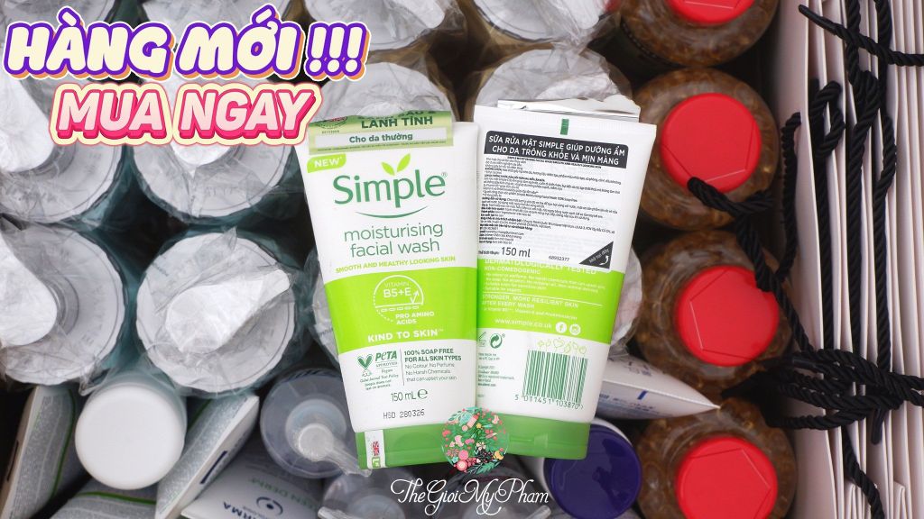 SRM Simple Kind To Skin Trắng 150mlSRM Simple Kind To Skin trắng 150ml ...