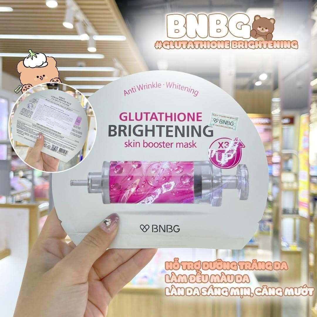 Mặt Nạ BNBG Skin Booster Mask #GlutathioneBNBG Skin Booster Mask # ...
