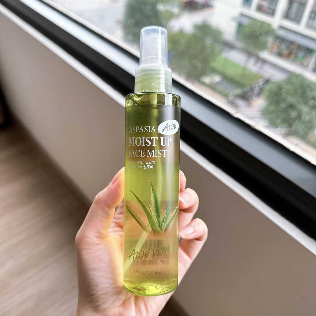 Xịt Khoáng Aspasia Moist Up Face Mist Aloe 150mlXịt Khoáng Aspasia ...