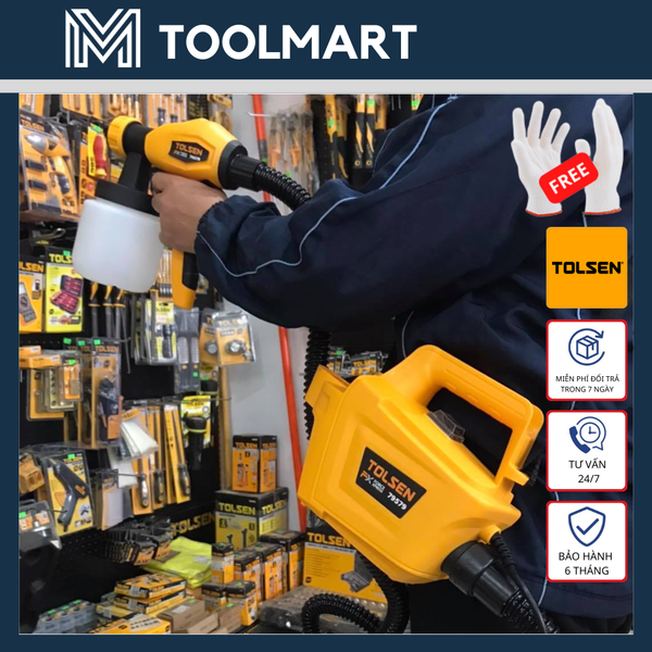 MÁY PHUN SƠN 650W TOLSEN 79579 - HÀNG CHÍNH HÃNG - TOOLMART