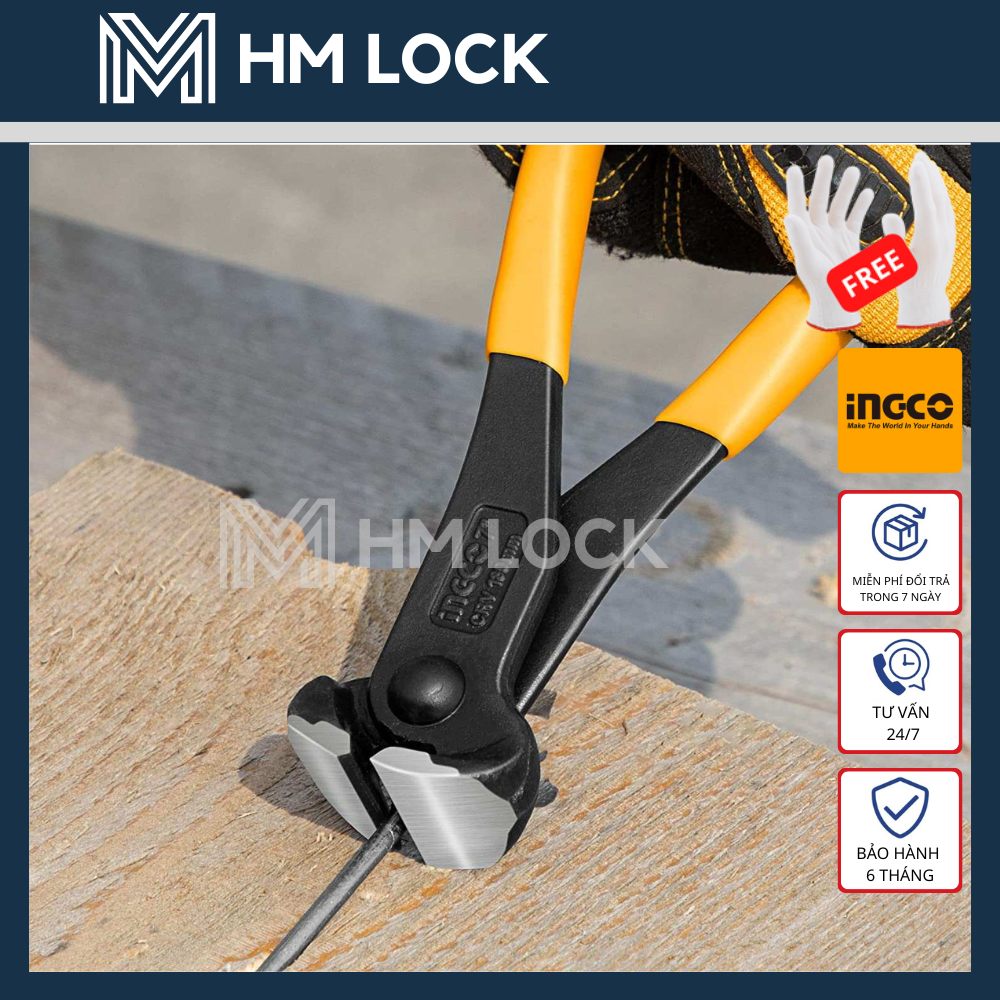 KỀM CẮT CÁP CÁCH ĐIỆN INGCO 6'', 7' INCH' - HÀNG CHÍNH HÃNG - HM LOCK