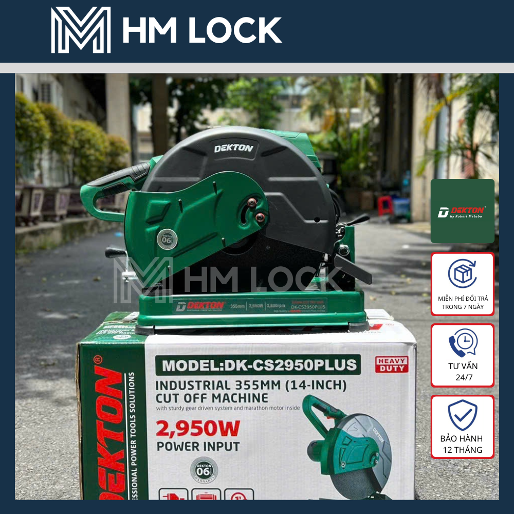 MÁY CẮT KIM LOẠI 355MM / 2950W DEKTON DK-CS2950PLUS - HÀNG CHÍNH HÃNG