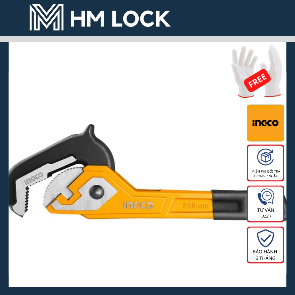 MỎ LẾT MỞ ỐNG INGCO 250 350MM - HÀNG CHÍNH HÃNG - HM LOCK