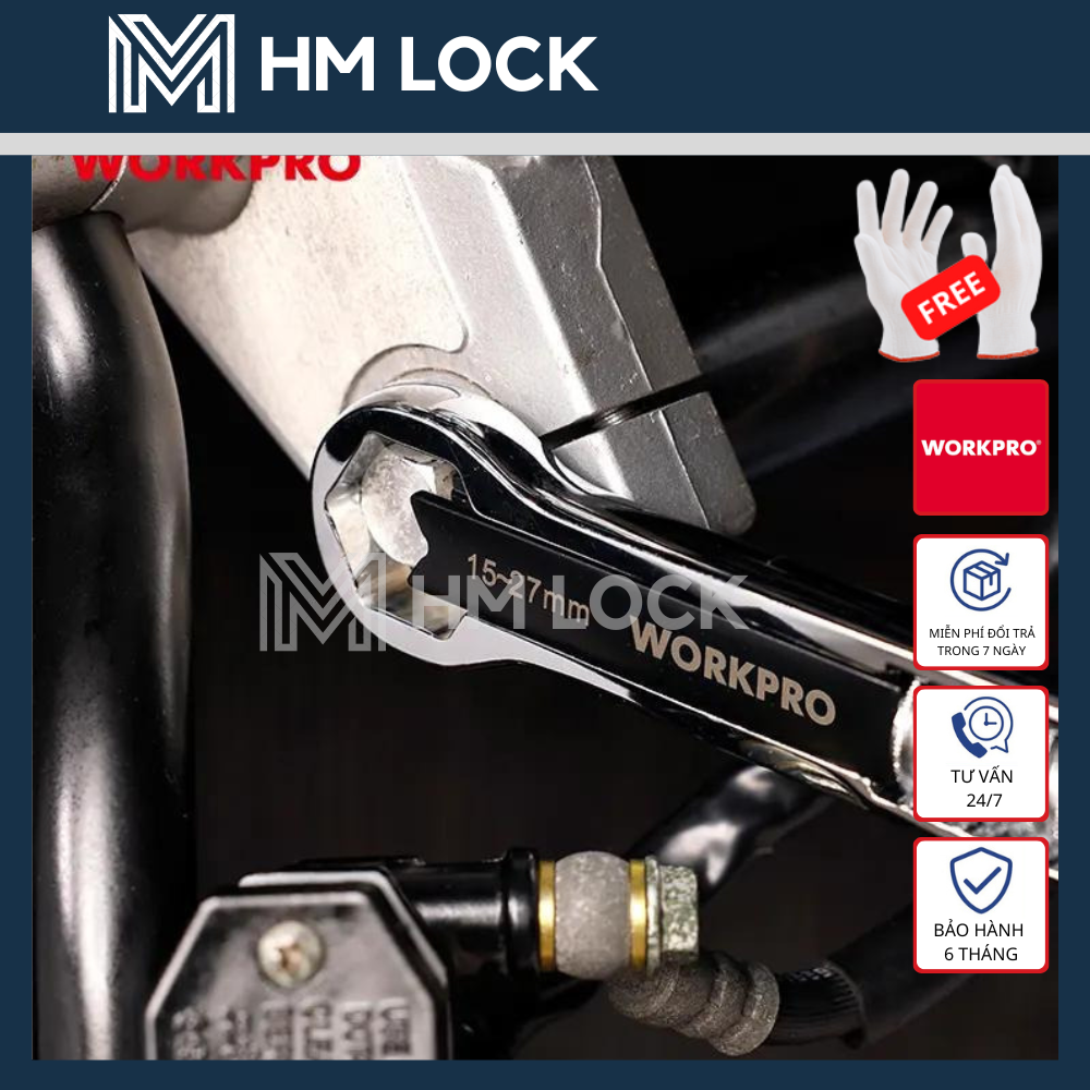 CỜ LÊ ĐA NĂNG 5-16MM, 5-27MM Workpro - THÉP CR-V SIÊU CỨNG KHÔNG GỈ