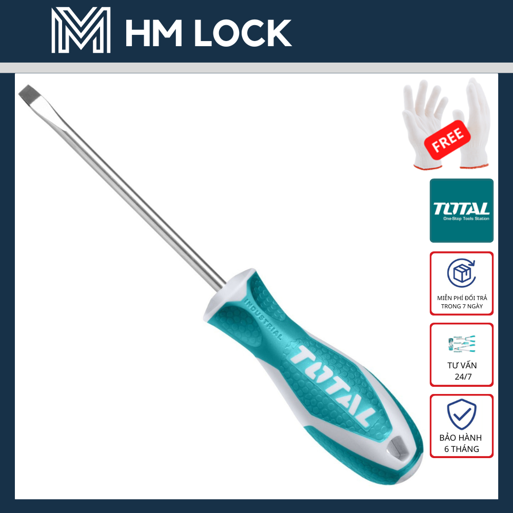 TUA VÍT DẸP TOTAL - THÉP CR-V SIÊU CỨNG KHÔNG GỈ - HÀNG CHÍNH HÃNG - H