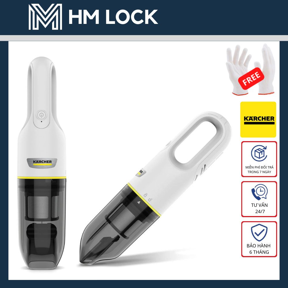 MÁY HÚT BỤI Ô TÔ CẦM TAY TIỆN LỢI KARCHER VCH 2 - HÀNG CHÍNH HÃNG