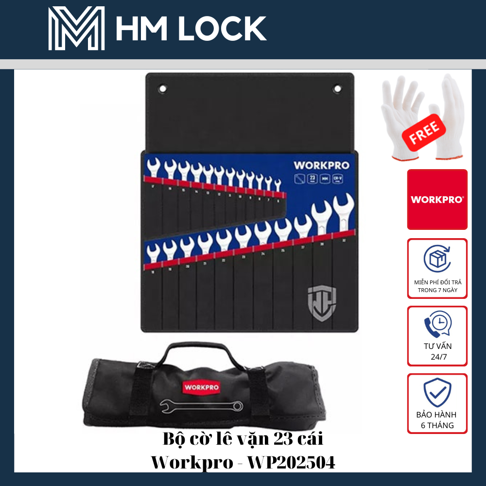 BỘ CỜ LÊ VẶN 9 CÂY, 16 CÂY, 23 CÂY Workpro - HÀNG CHÍNH HÃNG