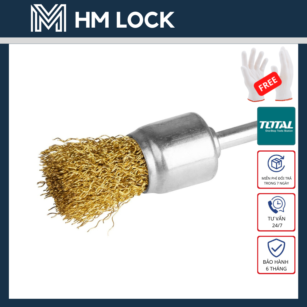 CHỔI CƯỚC VÀNG TOTAL 25MM - HÀNG CHÍNH HÃNG - TAC37011