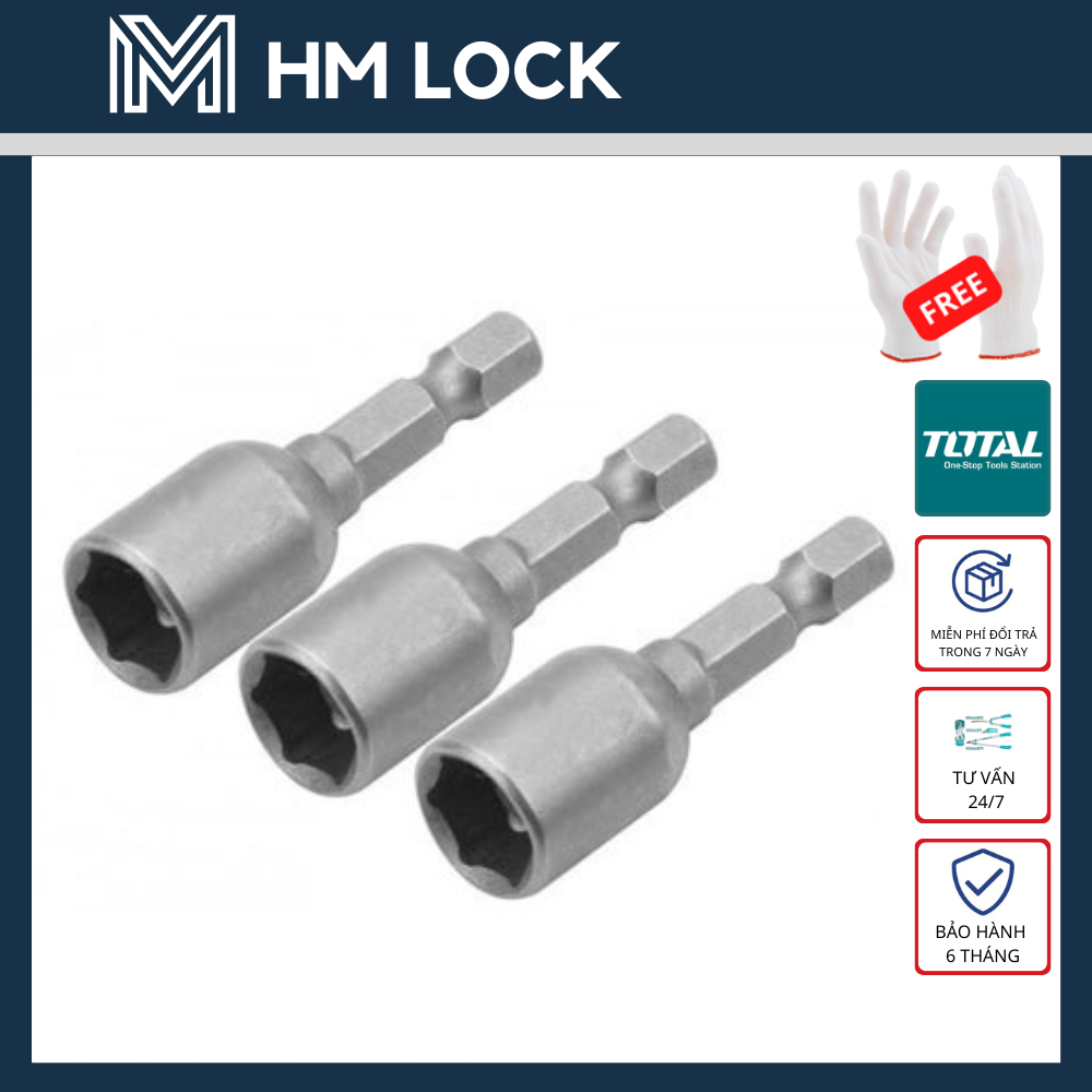 BỘ MŨI BẮN TÔN 8MM , 10MM TOTAL - HÀNG CHÍNH HÃNG - HM LOCK