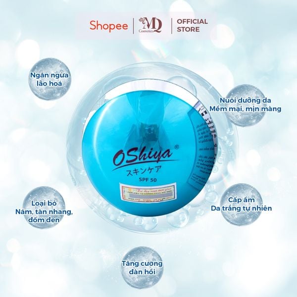 Kem Dưỡng Da OSHIYA Chiết Xuất Rong Biển & Ngọc Trai 20G - Dưỡng Ẩm, C