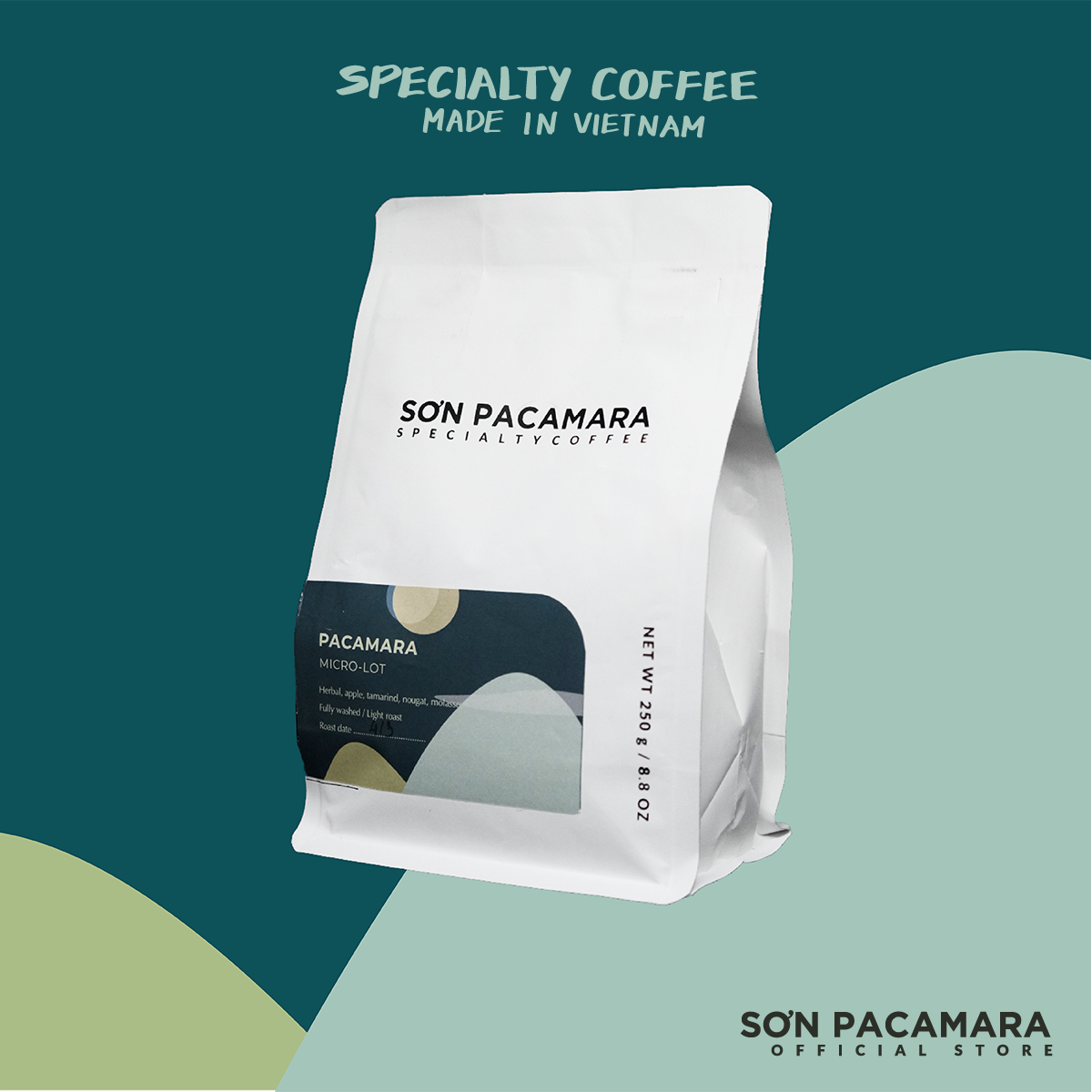 Gói Pacamara Từ Sơn Pacamara -Micro Lot - Specialty Coffee Việt - Phù