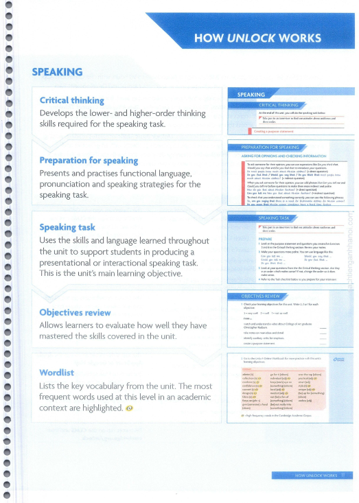 UNLOCK Listening, Speaking&Critical Thinking Student's Book – Sách ...