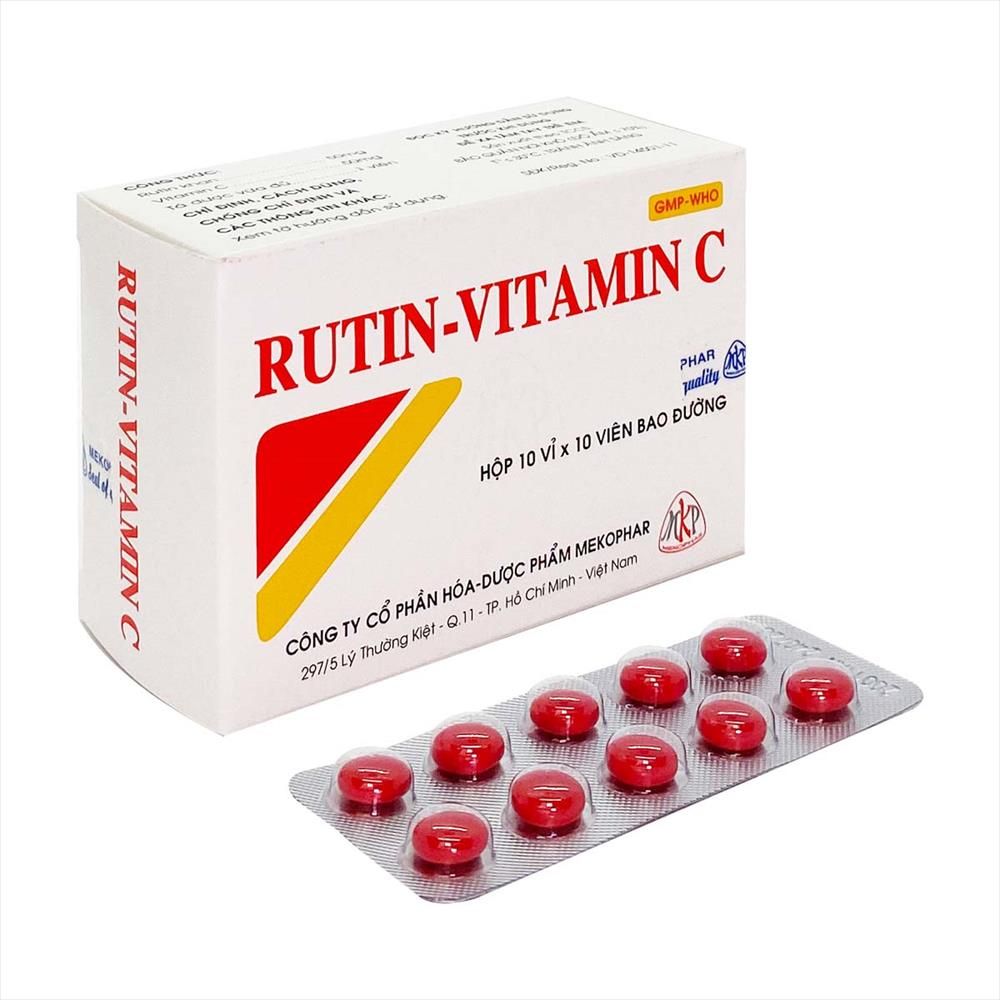 Rutin Vitamin C Mekophar (H/100V) – THUỐC SỈ SÀI GÒN