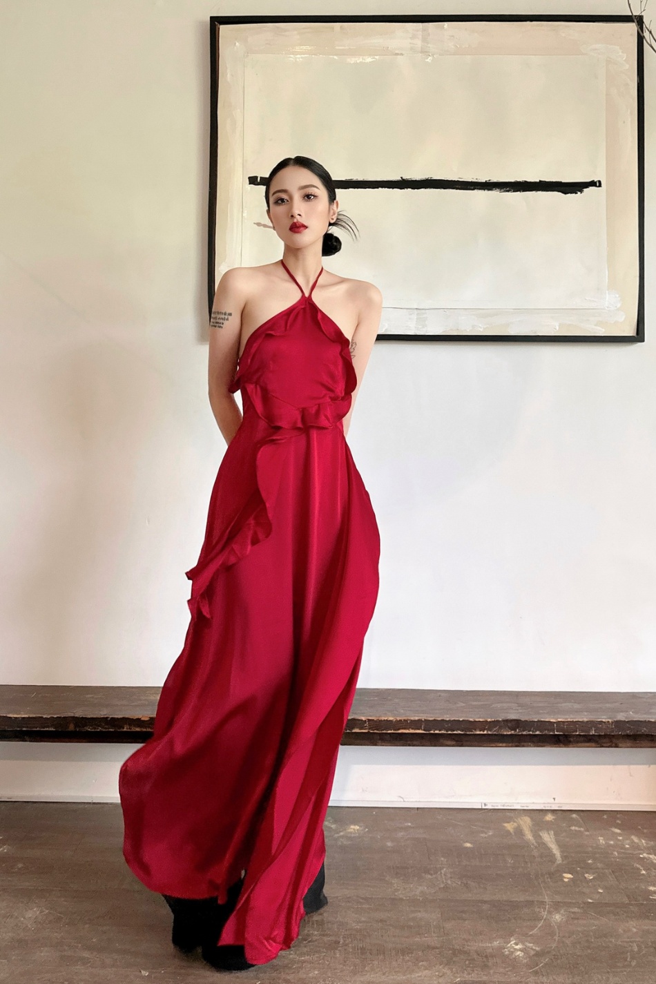 Áo dài yếm đỏ ONON MADE – Hizu Dress Up