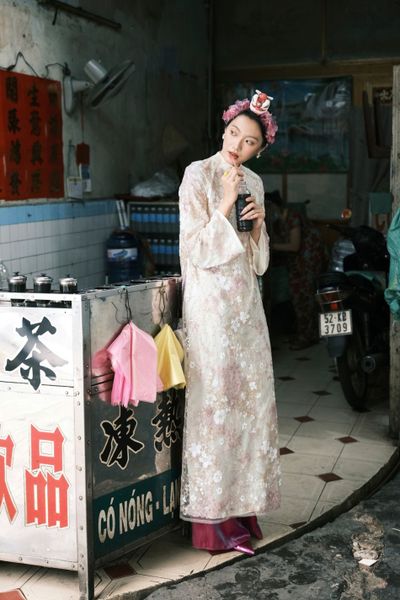 Áo dài HẠ MIÊN XÉO XỌ – Hizu Dress Up