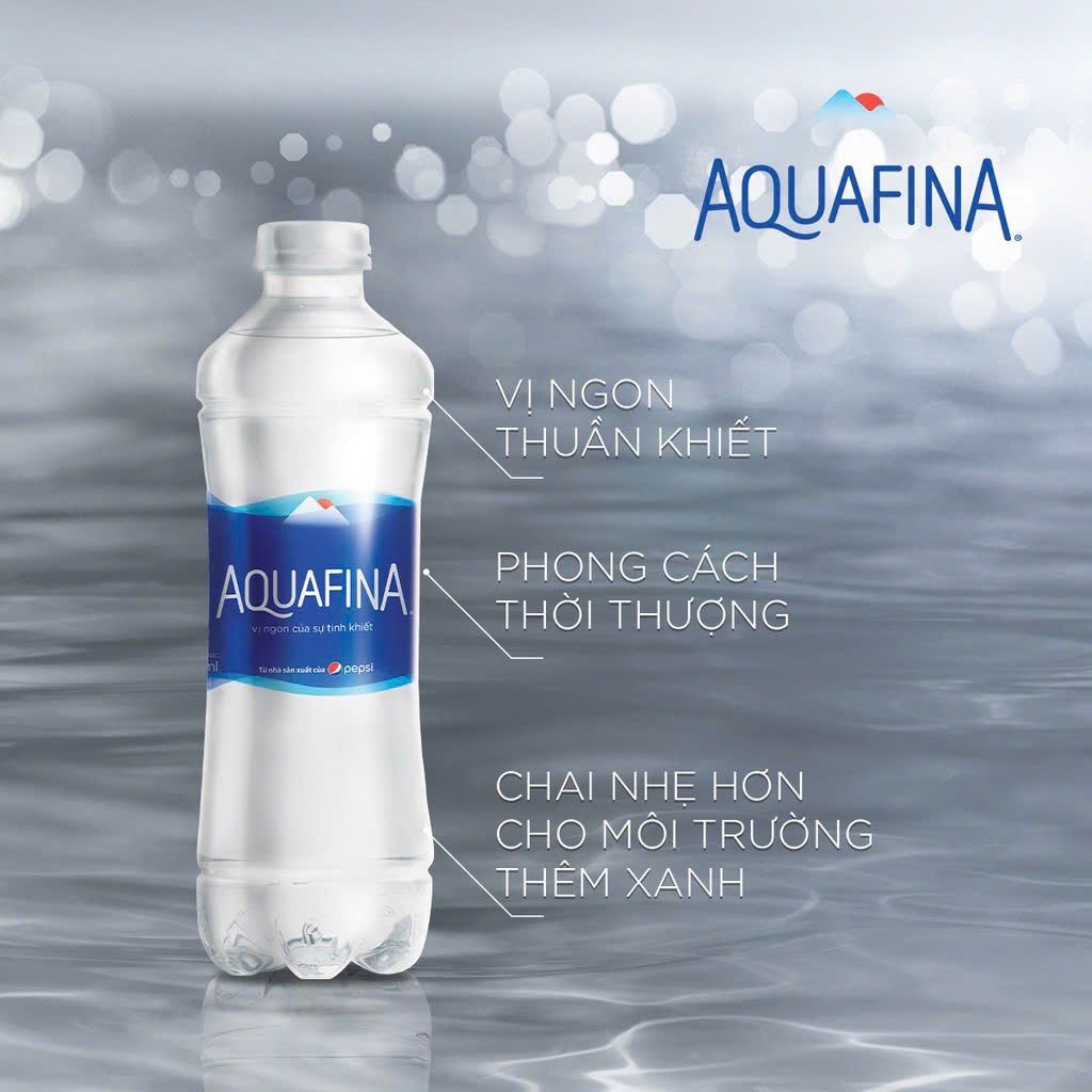 Nước suối Aquafina chai 500ml/Aquafina mineral water 500ml bottle – Bếp Lửa Sing