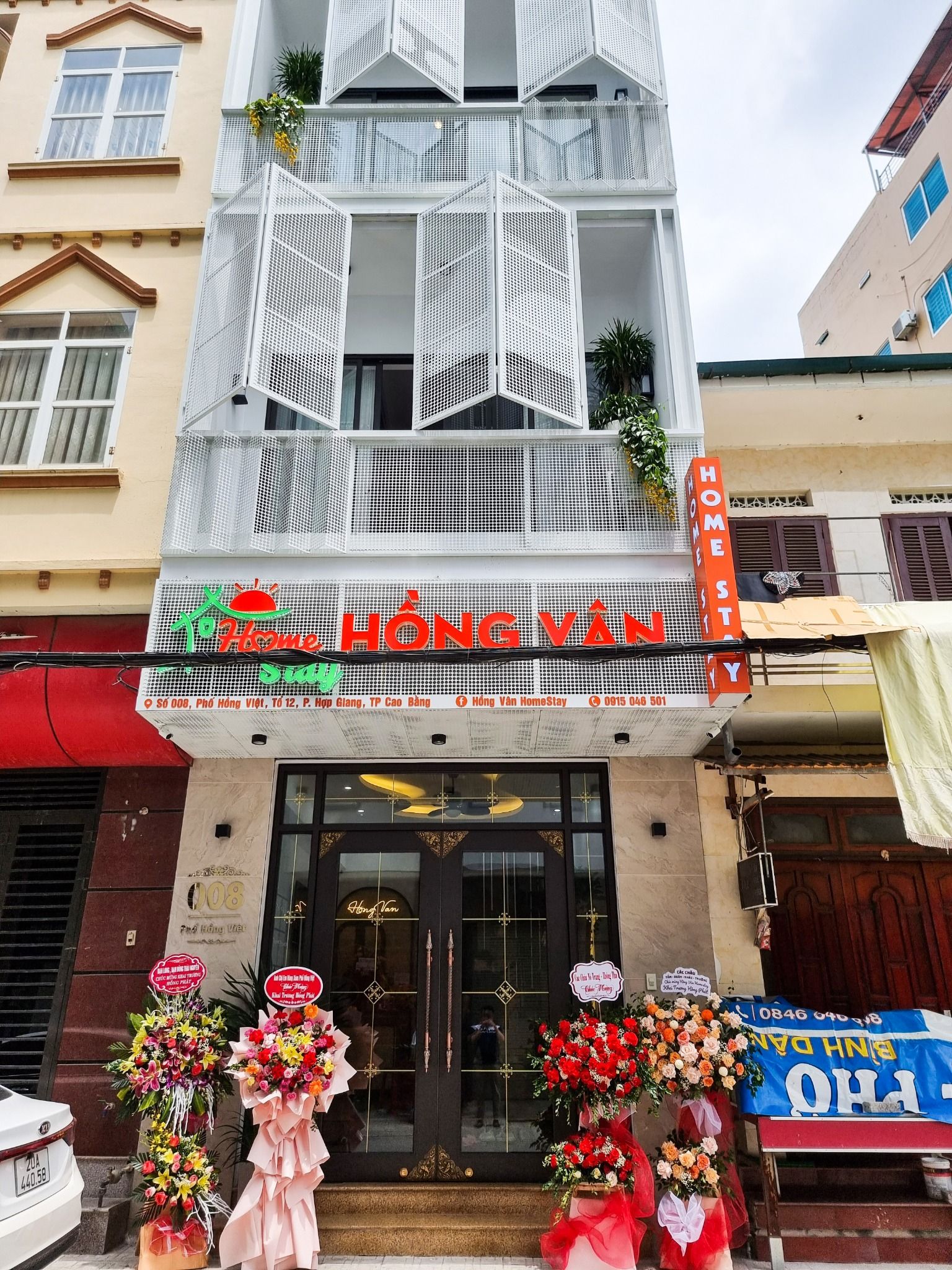 Thi công kiến trúc Hồng Vân Homestay – leafdecor