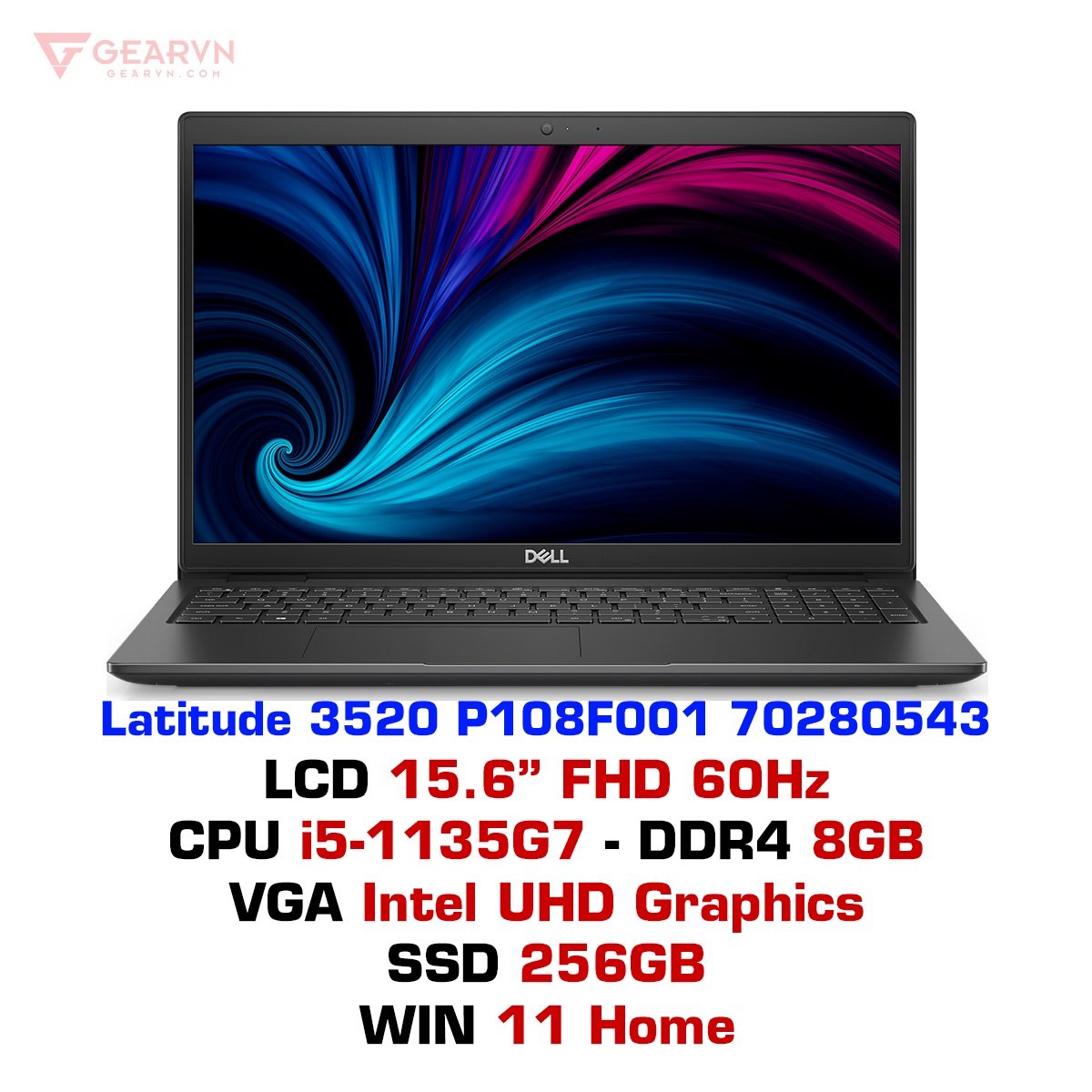 Laptop Dell Latitude 3520 P108F001 70280543 chính hãng giá rẻ – GEARVN.COM